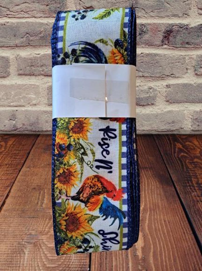 Country Blessings Rooster Wreath Kit, DIY Everyday Door Decor, Barn ...