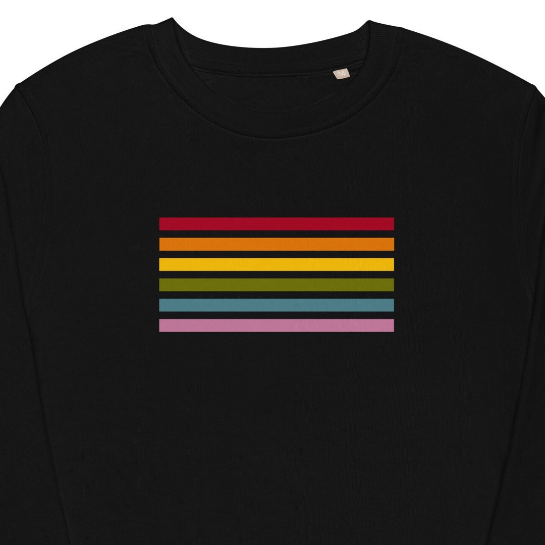 Rainbow Flag Sweatshirt , Pride Flag Crewneck, LGBT Sweater, Pride ...