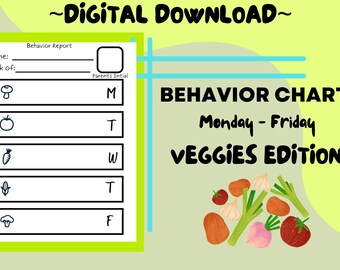 Printable Student Behavior Report K-2nd Grade PDF Send - Etsy