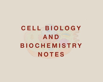 Cell Biology & Biochemistry Bundle, Digital Download PDF File Study ...