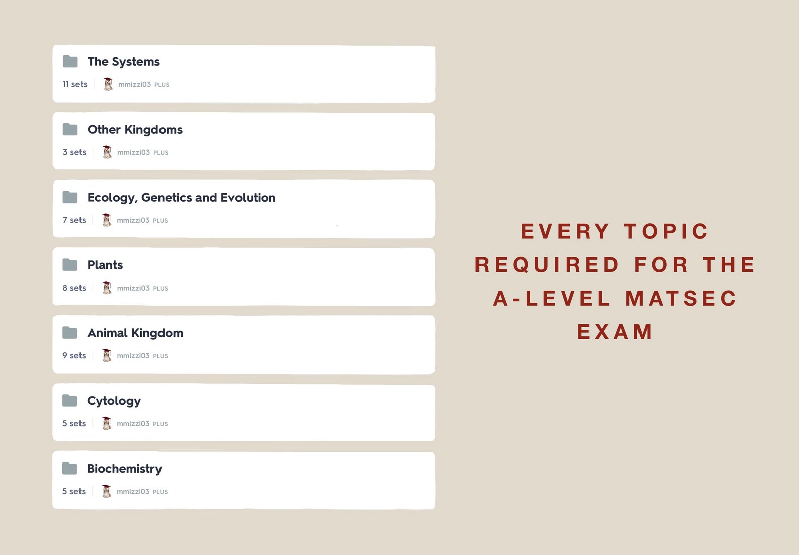 Biology Advanced Level Flashcards - Etsy