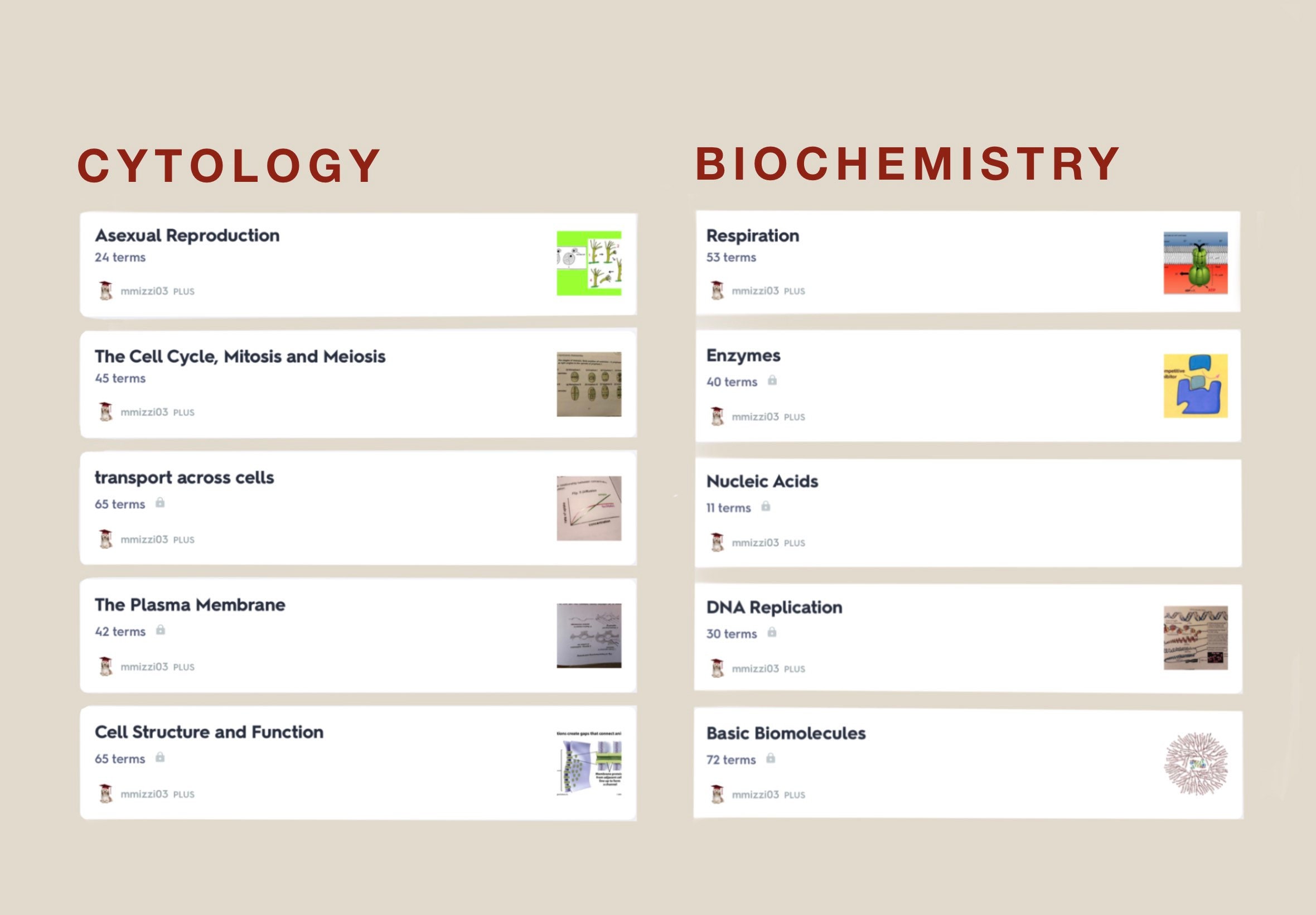 Biology Advanced Level Flashcards - Etsy