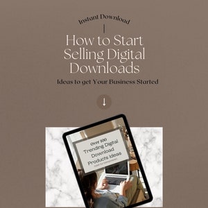 Digital Download Business Ideas, Find Your Niche, Sellers Guide Ebook ...