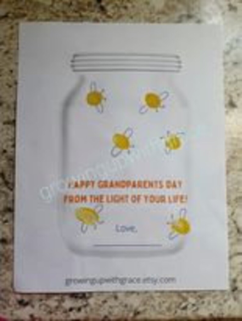 Grandparents Day Printable Craft, Handprint Craft for Grandparents Day ...