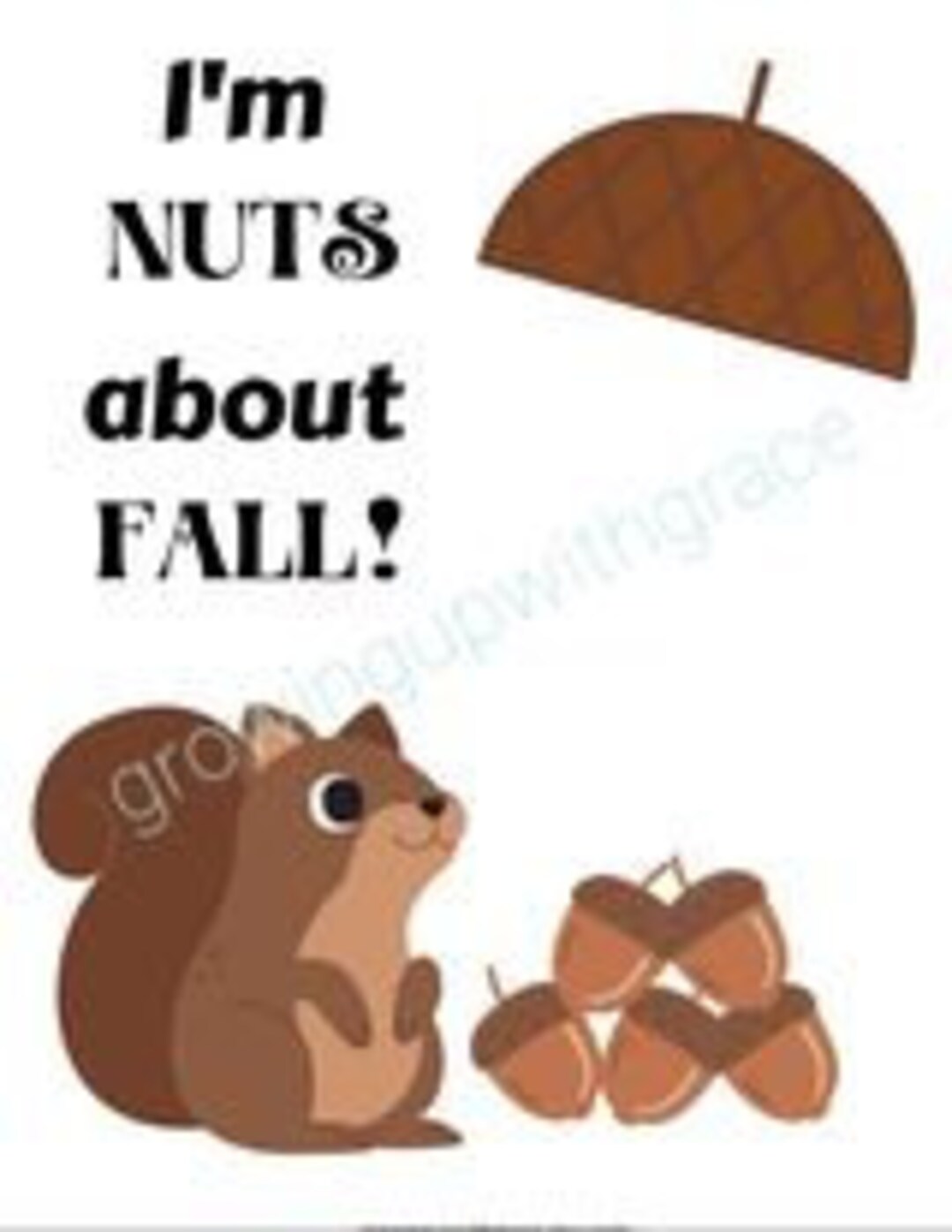 Fall Handprint Printable, Squirrel Handprint Printable, Toddler ...