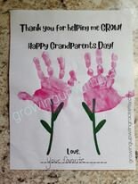Grandparents Day Printable Craft, Handprint Craft for Grandparents Day ...
