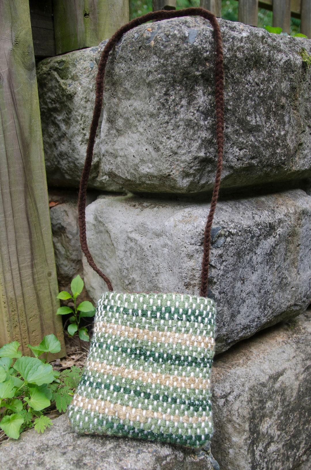 Green as a Forest in Spring Purse - Small Handmade Purse - Shoulder ...