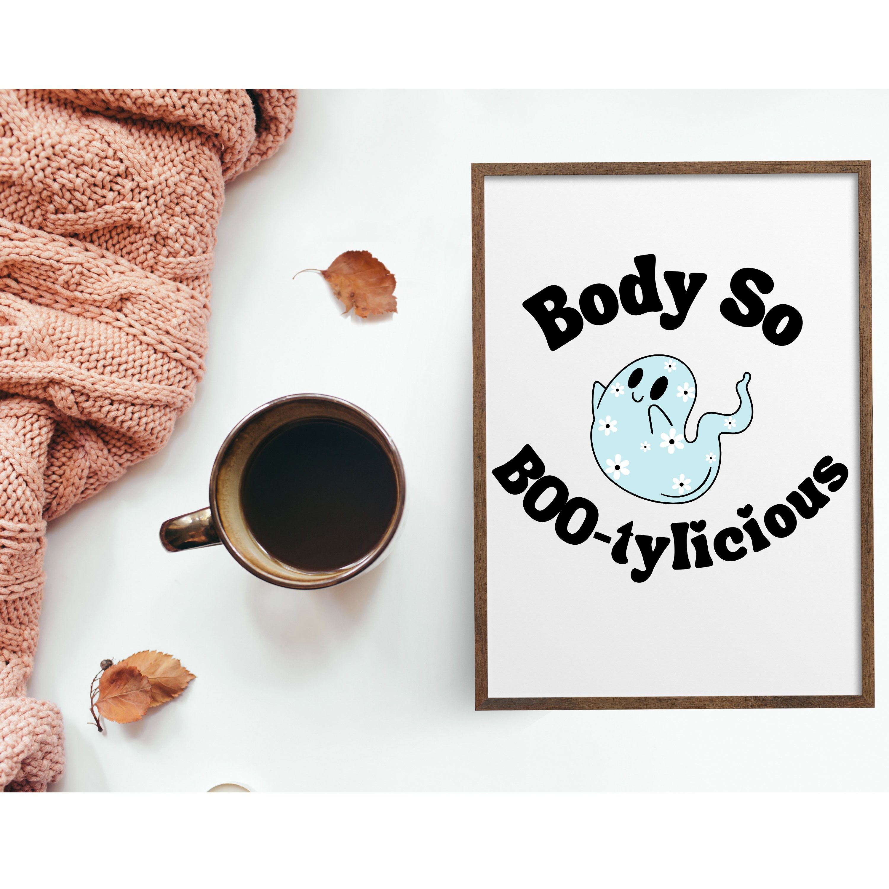 Body Boo-tylicious Svg, Halloween Png, Cute Ghost, Retro Jpeg Pdf for ...