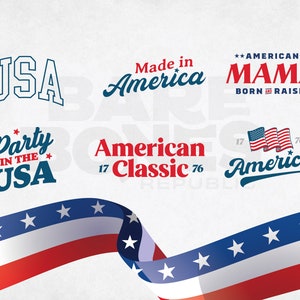 Patriotic American Themed Art SVG Files - Etsy
