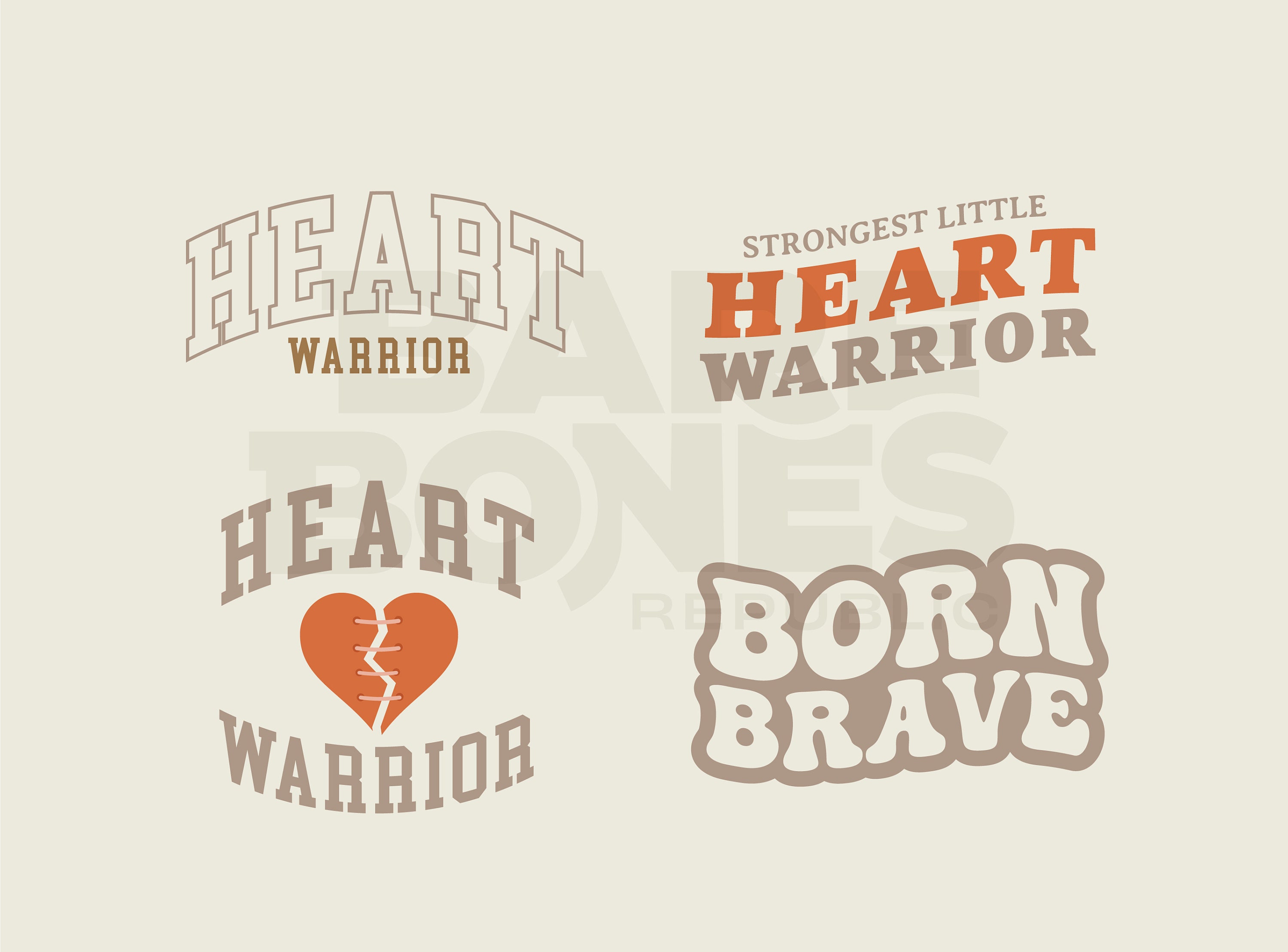 Heart Warrior Surgery Design Bundle - Etsy