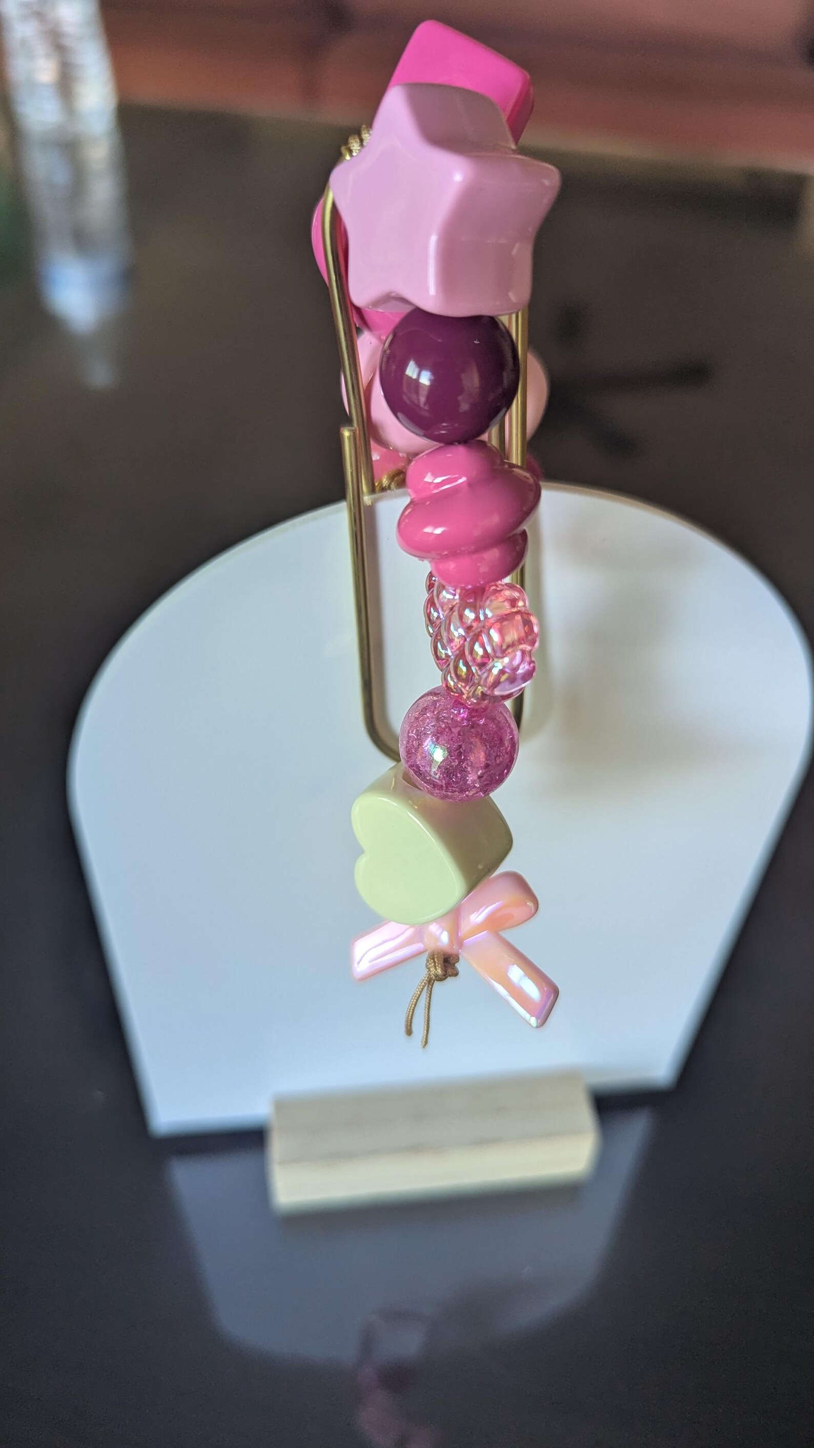 Blinged Paperclip Bookmarks - Sparkly Beaded Planner Clips - Desk ...