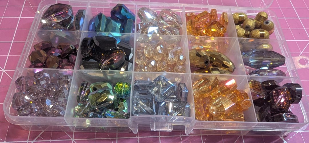 Bling Bead Boxes – Assorted High Quality Bling and Bohdi Beads - Etsy