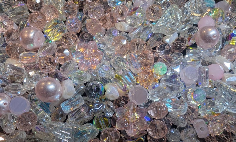Bling Bead Samplers (2oz) – Variety of 2mm/4mm/6mm, Acrylic and Glass ...