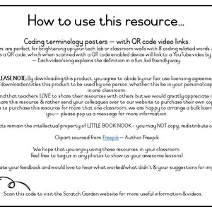 Coding Vocabulary Posters - Etsy