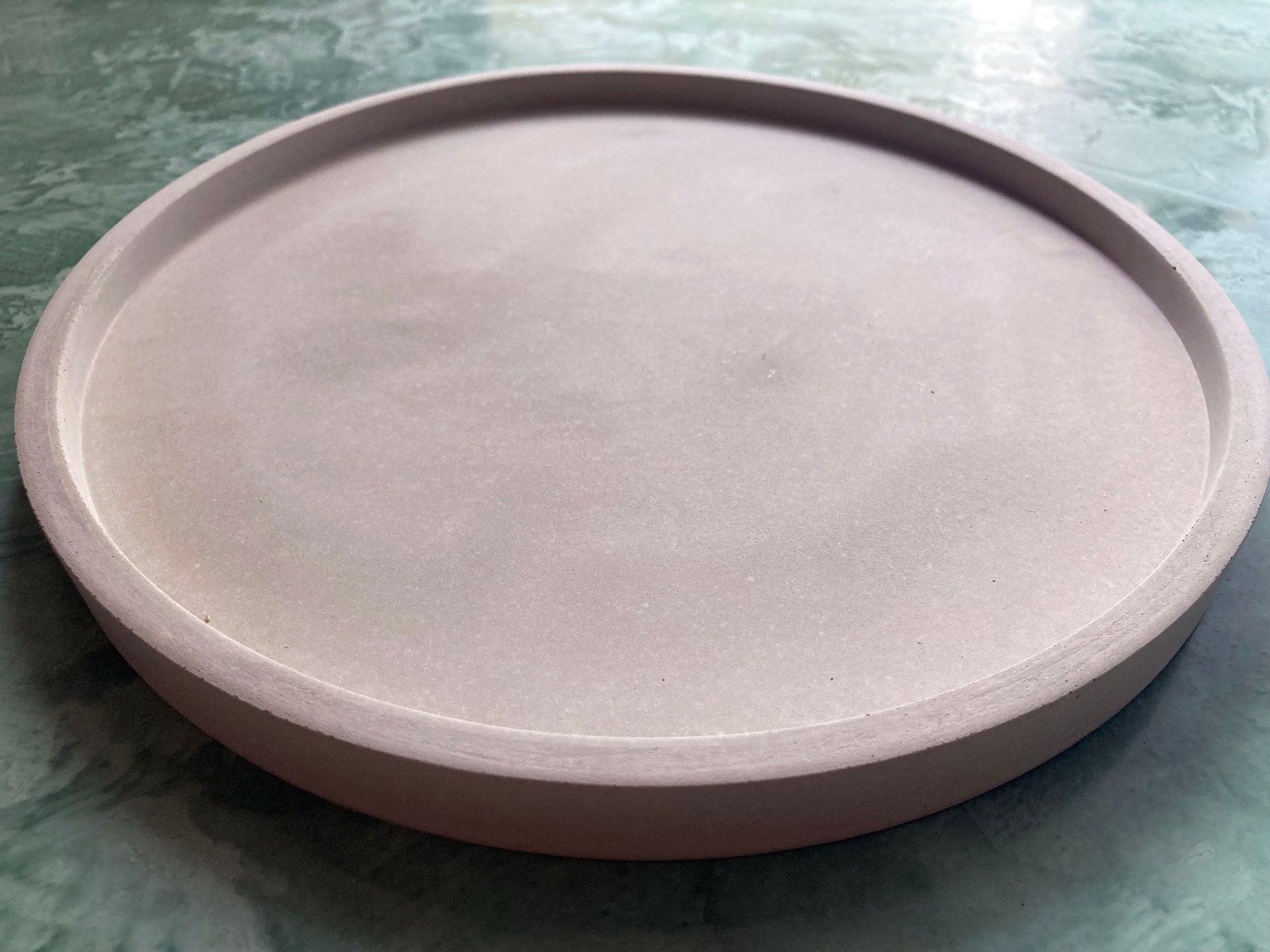 LARGE Round CONCRETE TRAY Concrete Tray Decorative Tray - Etsy
