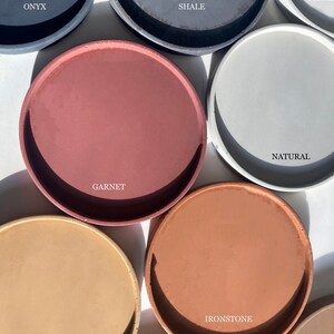 LARGE Round CONCRETE TRAY, Concrete Tray, Decorative Tray, Concrete ...