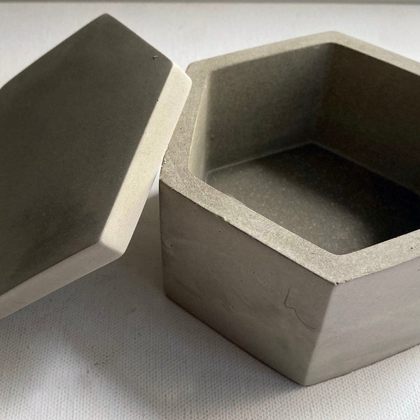 Concrete Box - Etsy