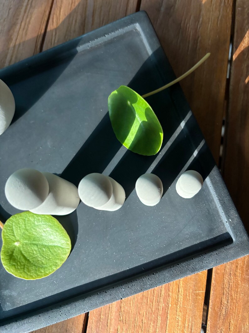 CONCRETE FAMILY FIGURES, Concrete Accent, Shelf Decor, Kid Dad Mom ...