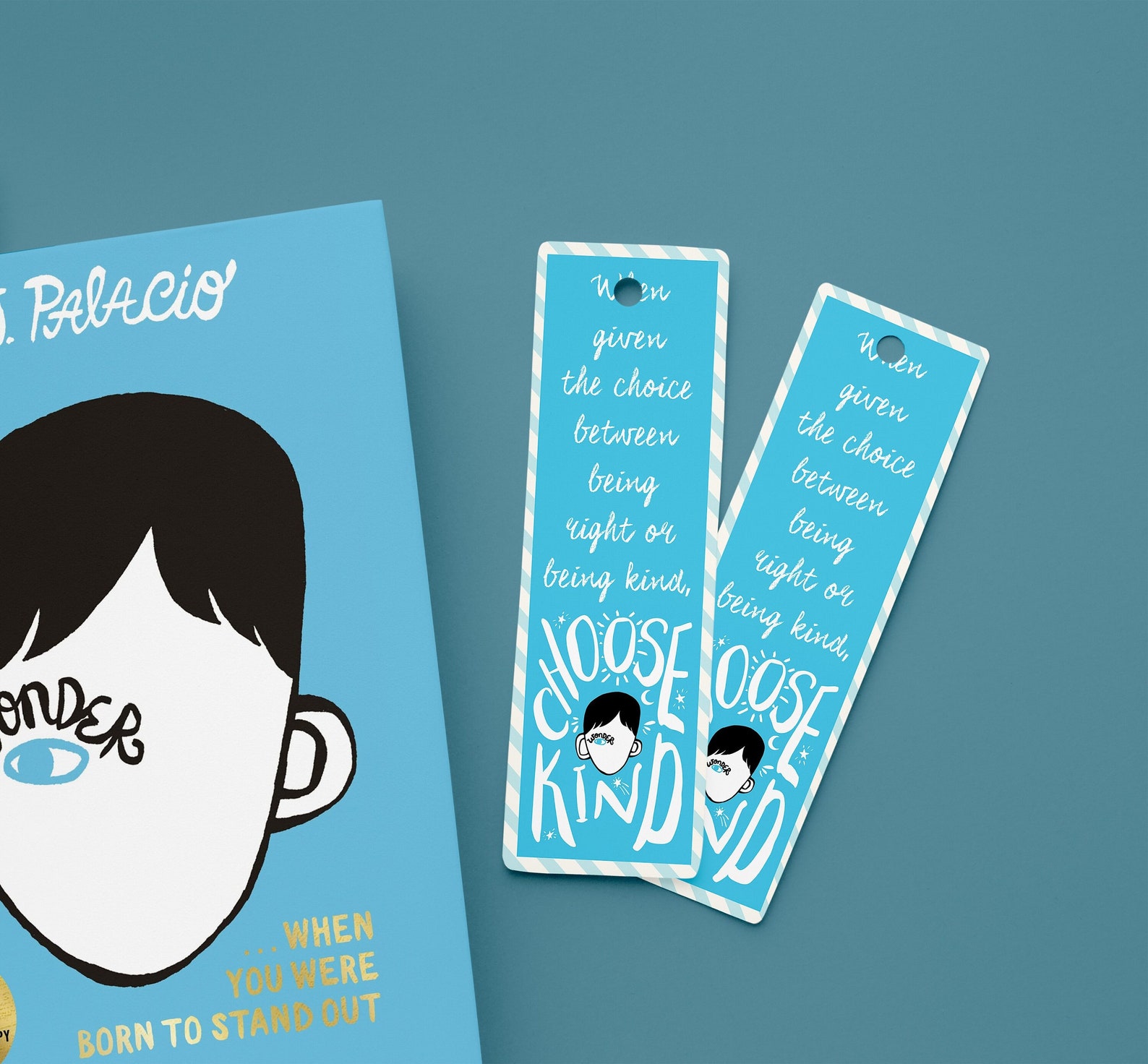 Wonder Choose Kind Printable Bookmarks | Wonder Book | School Supplies ...