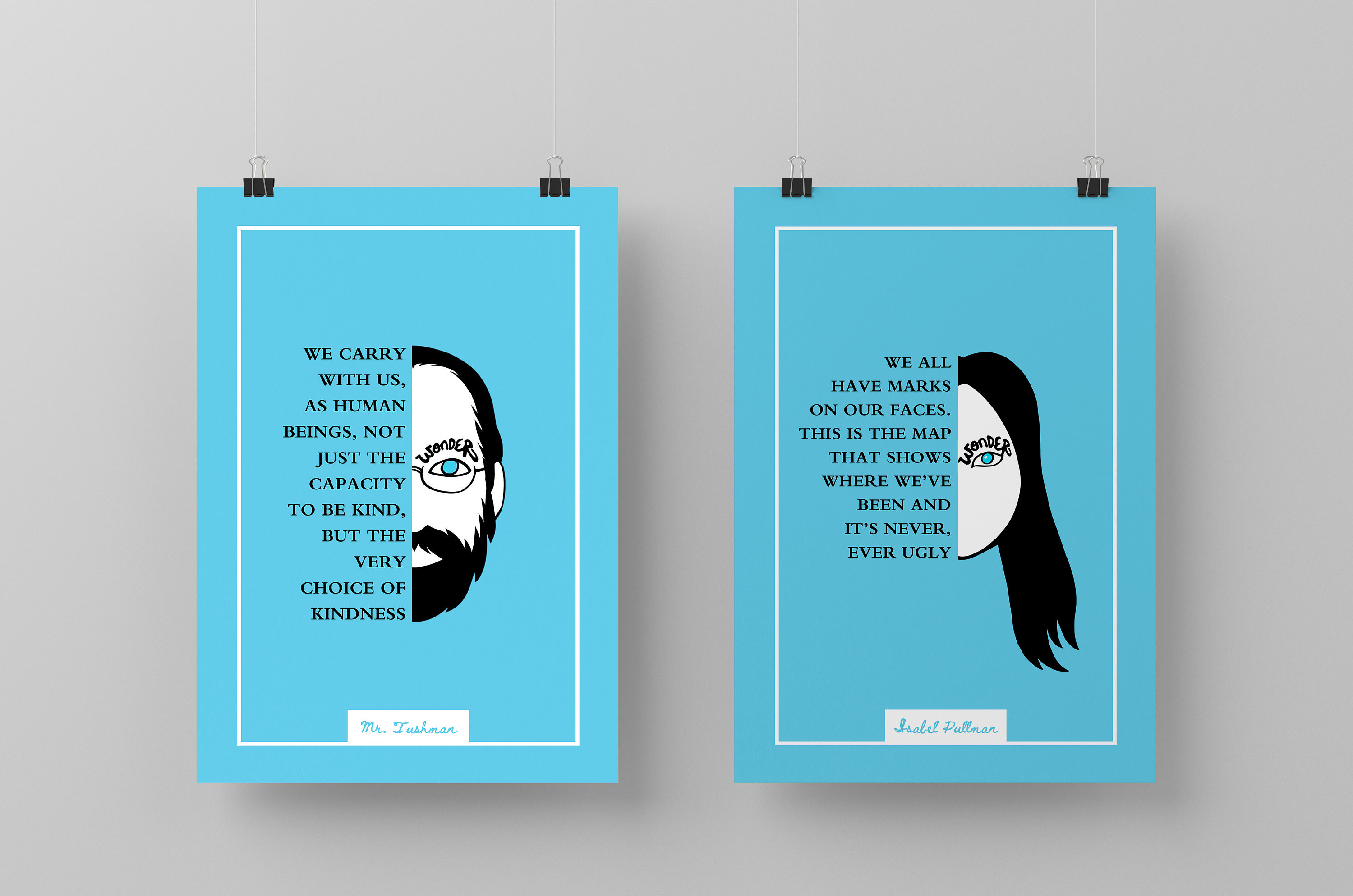 Wonder Book/movie Poster | Wonder Novel Quotes | 10 Posters (2 Color ...