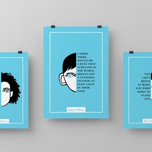 Wonder Book/movie Poster | Wonder Novel Quotes | 10 Posters (2 Color ...