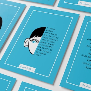 Wonder Book/movie Poster | Wonder Novel Quotes | 10 Posters (2 Color ...