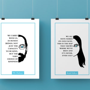 Wonder Book/movie Poster | Wonder Novel Quotes | 10 Posters (2 Color ...