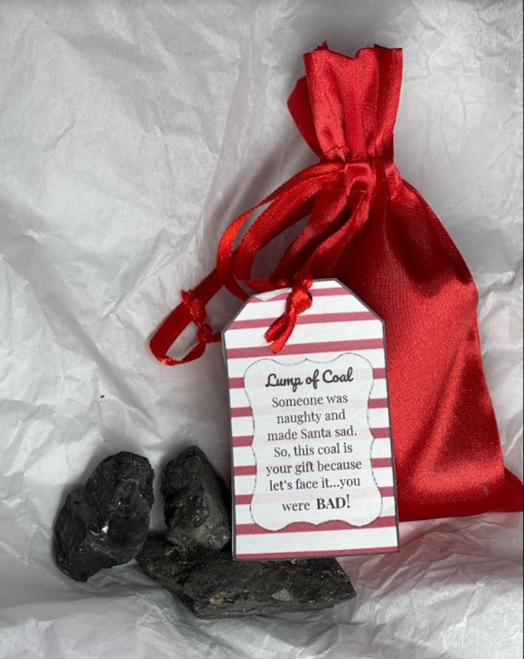 Coal From Santa - Etsy