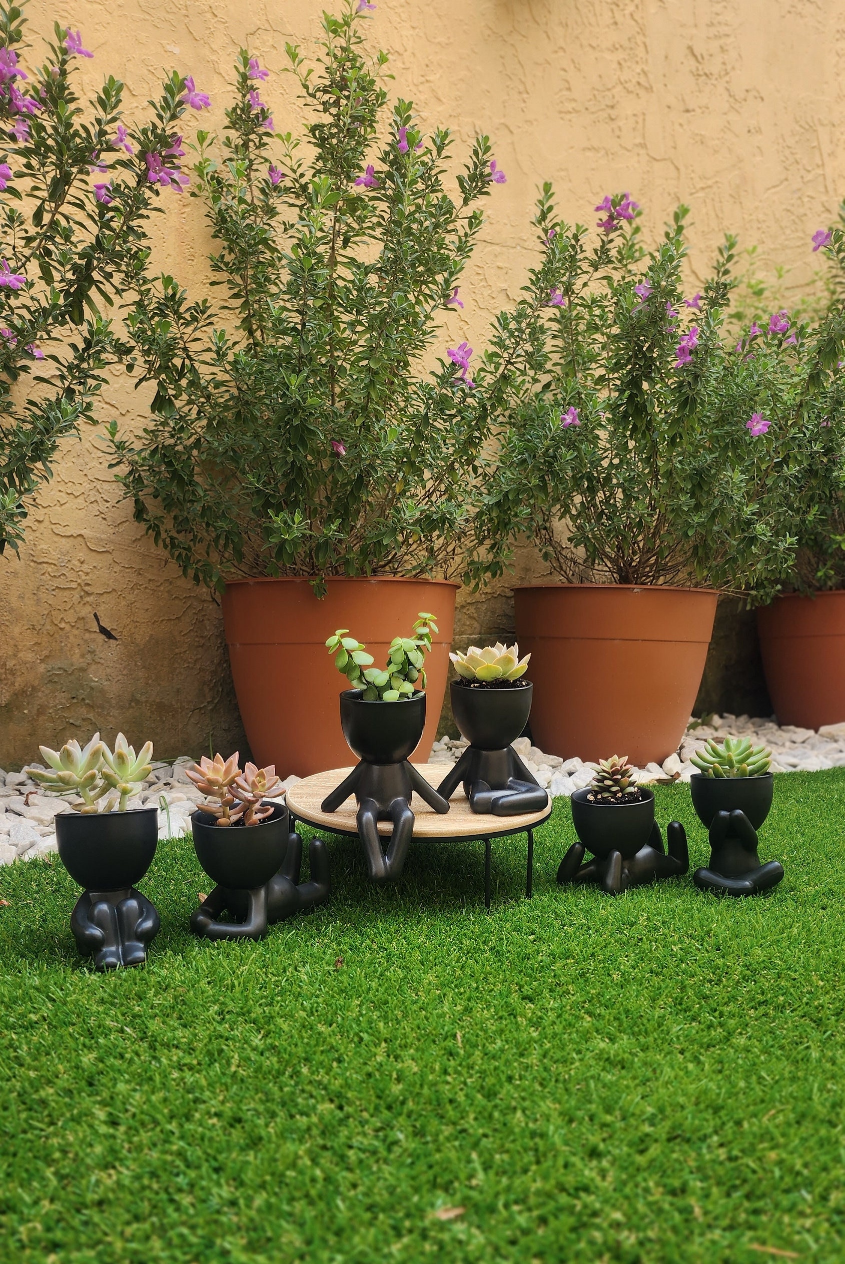 Little People Planter Humanoid Posing Pots Cute Planter - Etsy