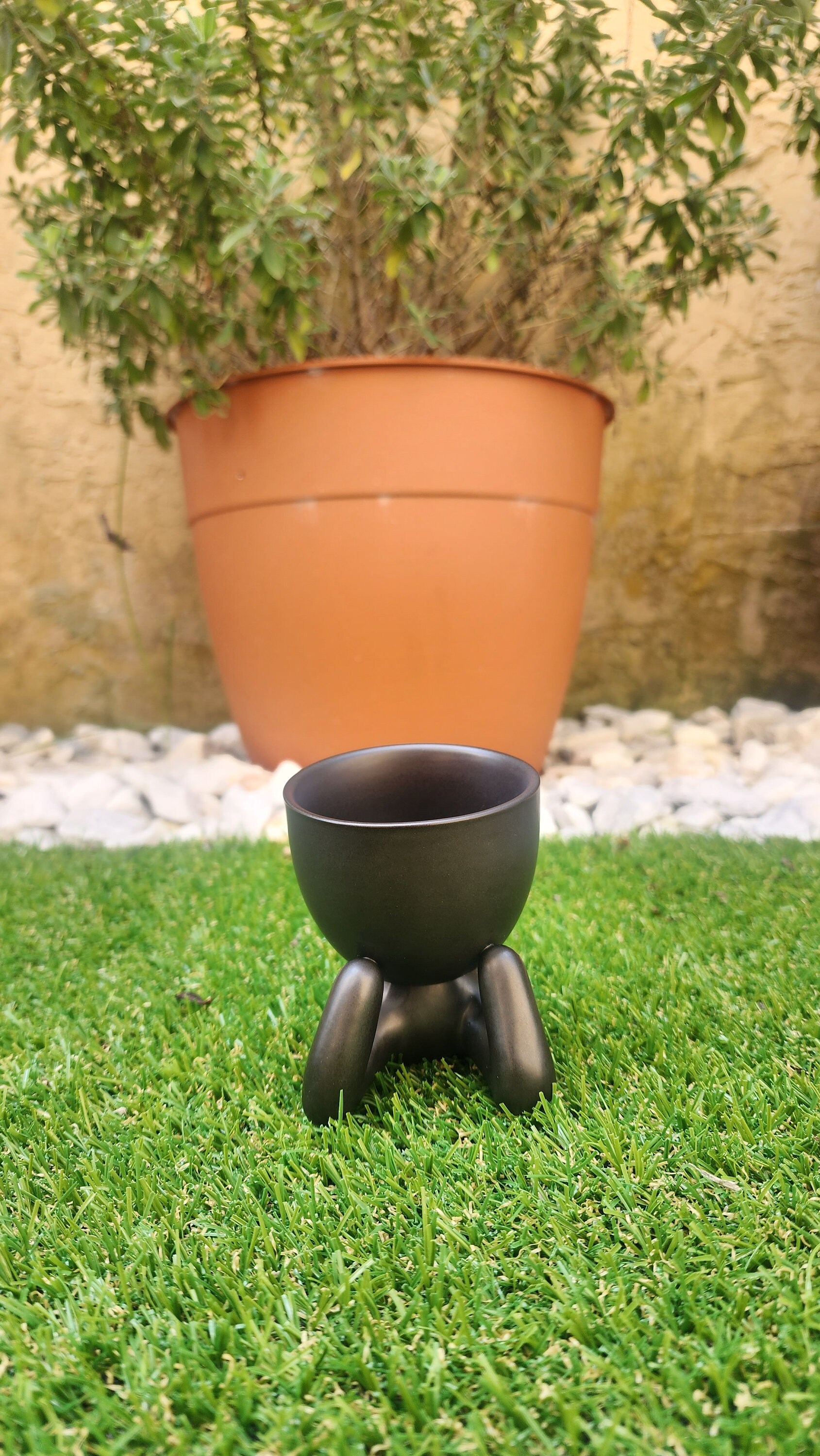 Little People Planter, Humanoid Posing Pots, Cute Planter, Mini Human ...