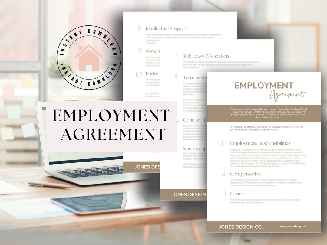 Employment Agreement for Interior Designers - Employment Contract ...