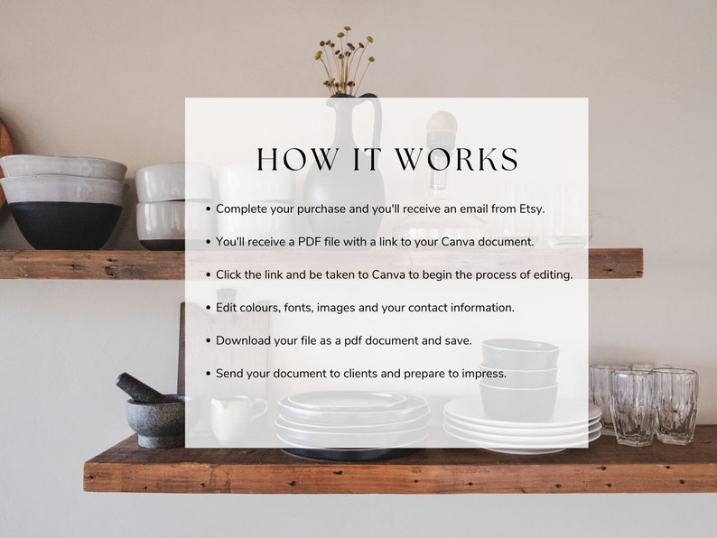 Purchase Order Template - Canva Template - Interior Design Purchase ...