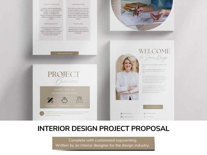 Client Project Proposal - Fully Editable - Canva Template - Project ...