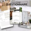 Client Questionnaire & Booklet Layout for Interior Design | Word Docx ...