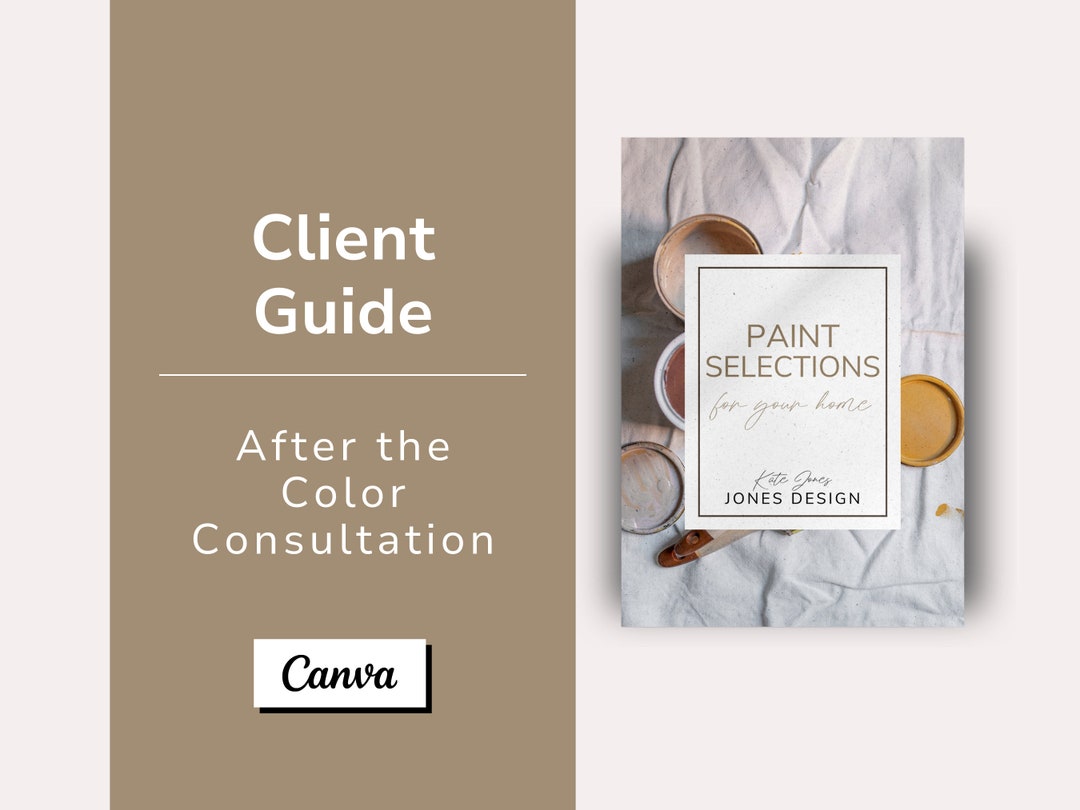 Interior Design Color Consultation Template - Fully Editable - Canva ...