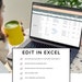 Interior Design Project Tracker Project Management Excel Template FFE ...