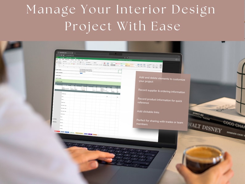 Interior Design Tracker Bundle / Spreadsheet Trackers / Excel - Etsy