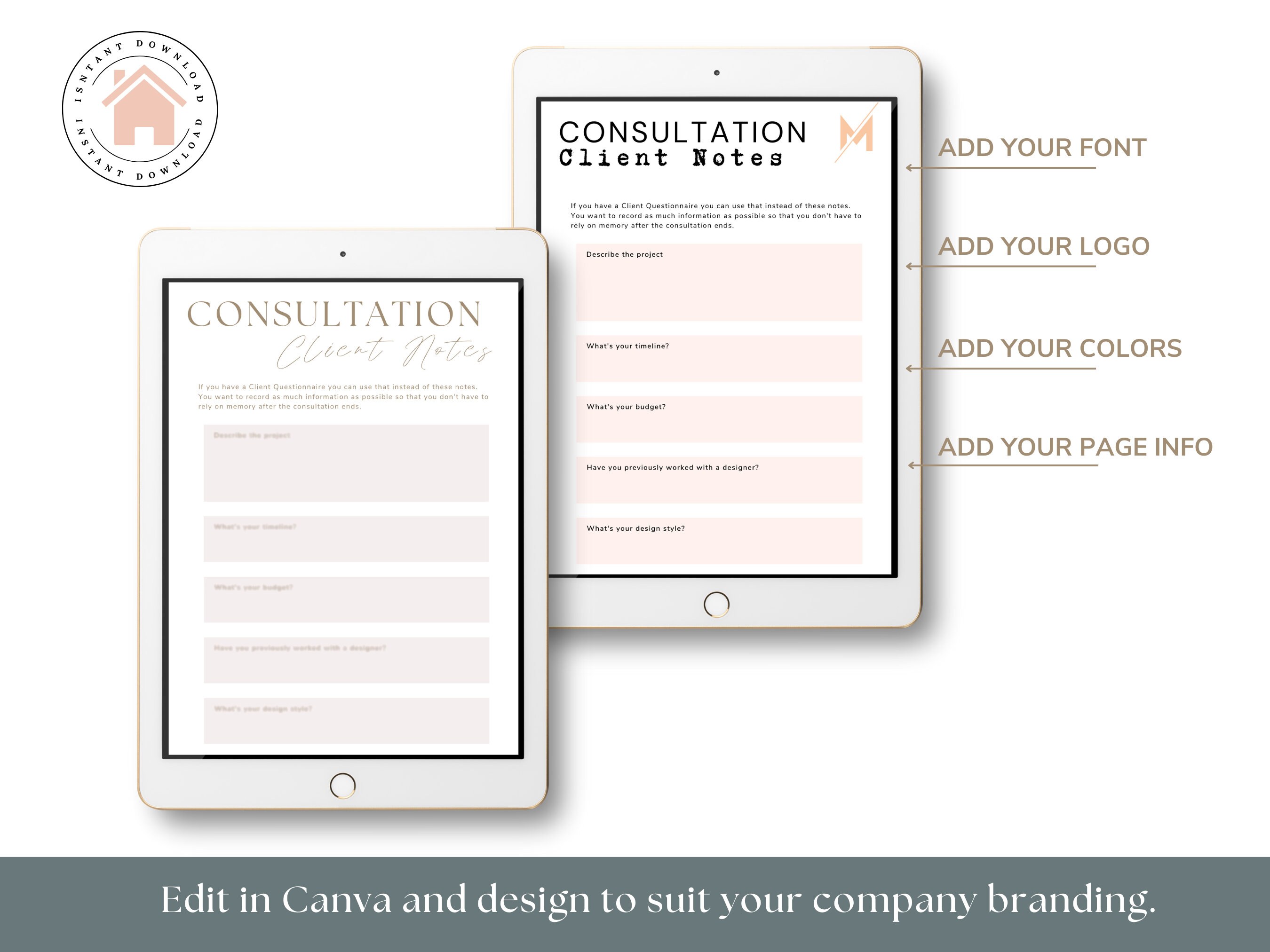 Client Consultation Guide Discovery Call Checklist Canva - Etsy