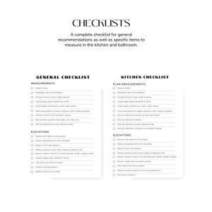 Interior Design Site Measure Checklist How to Measure a - Etsy