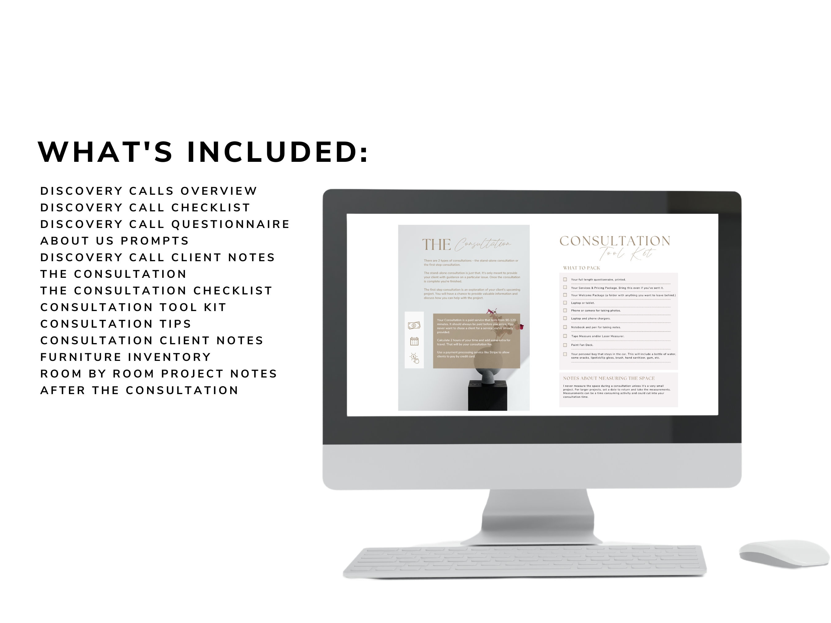Client Consultation Guide Discovery Call Checklist Canva - Etsy