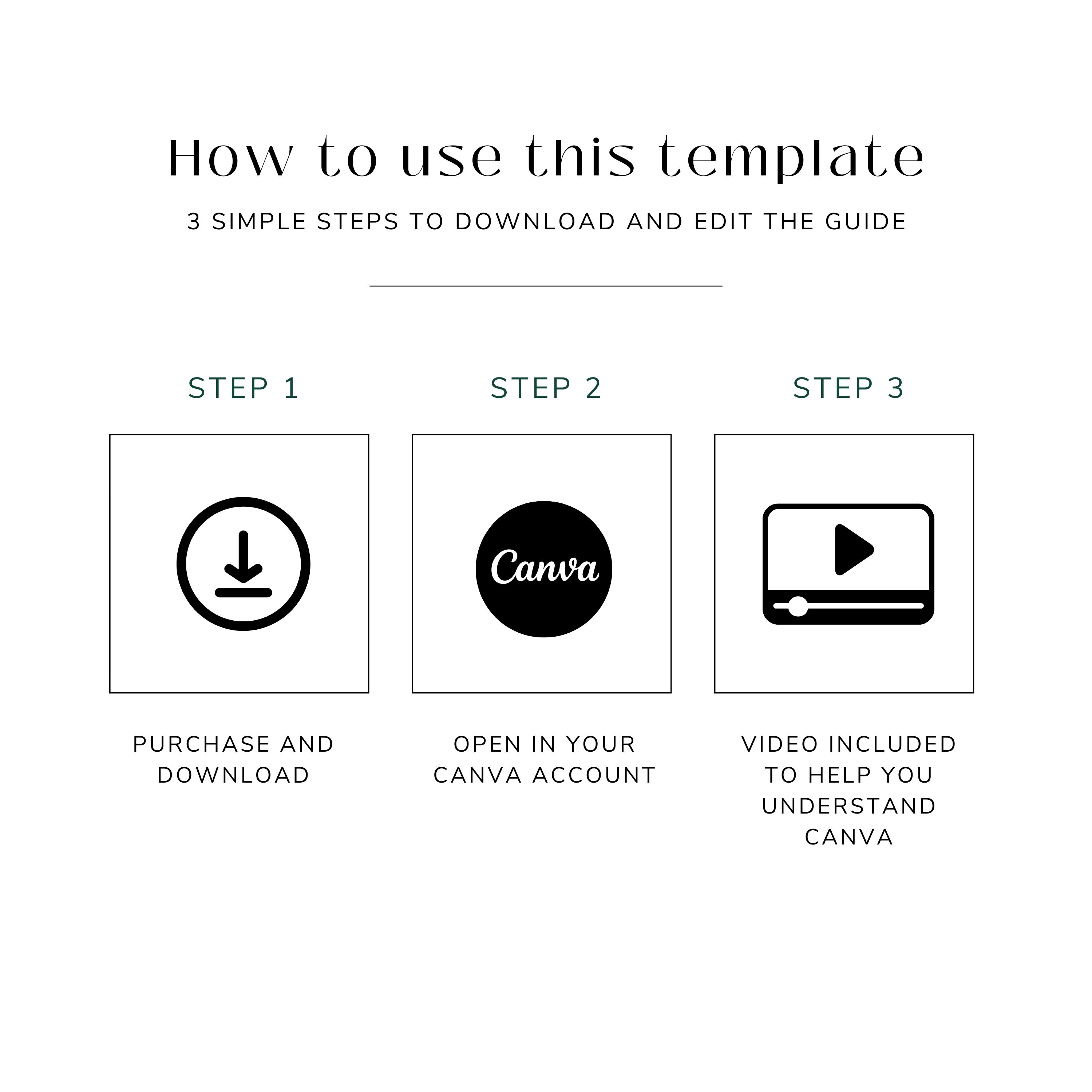 Client Project Proposal Fully Editable Canva Template - Etsy