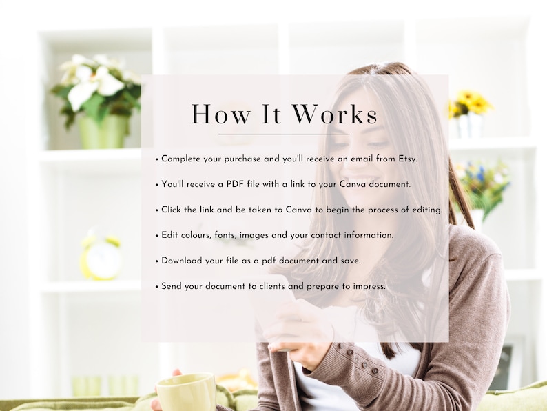 Interior Design Welcome Package - Welcome Packet - Canva Template ...