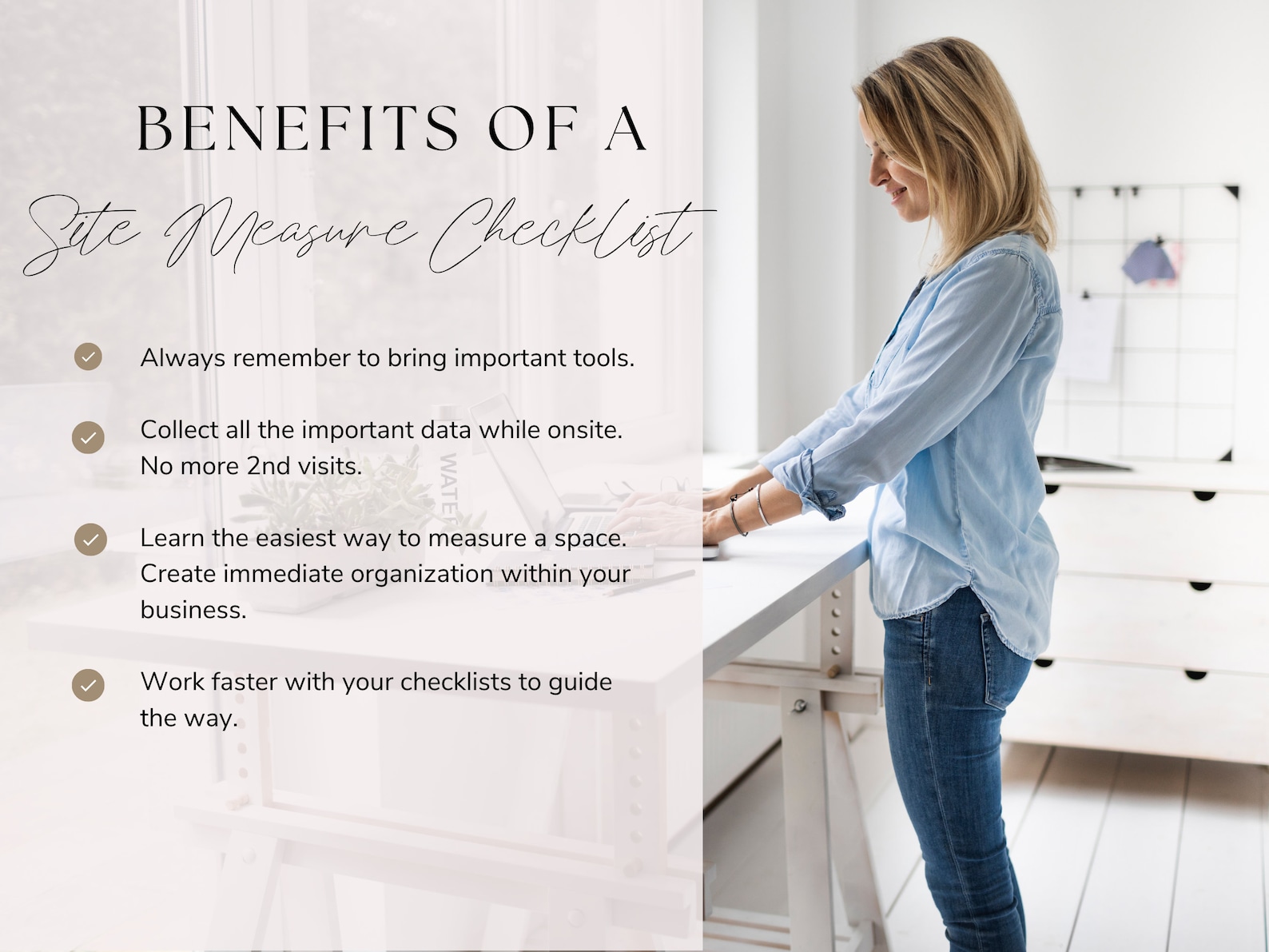 Interior Design Site Measure Checklist - How to Measure a Space ...