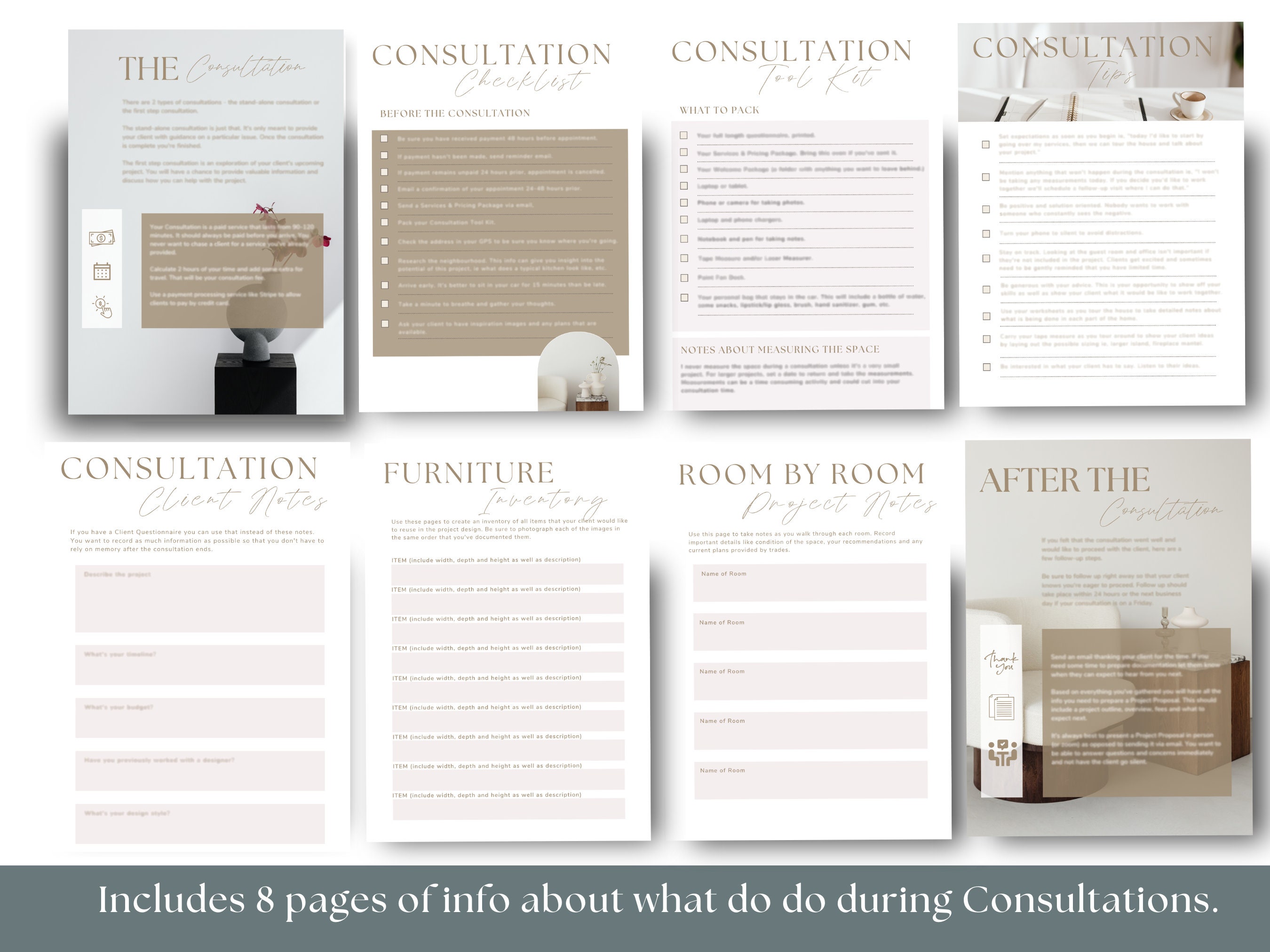 Client Consultation Guide Discovery Call Checklist Canva - Etsy