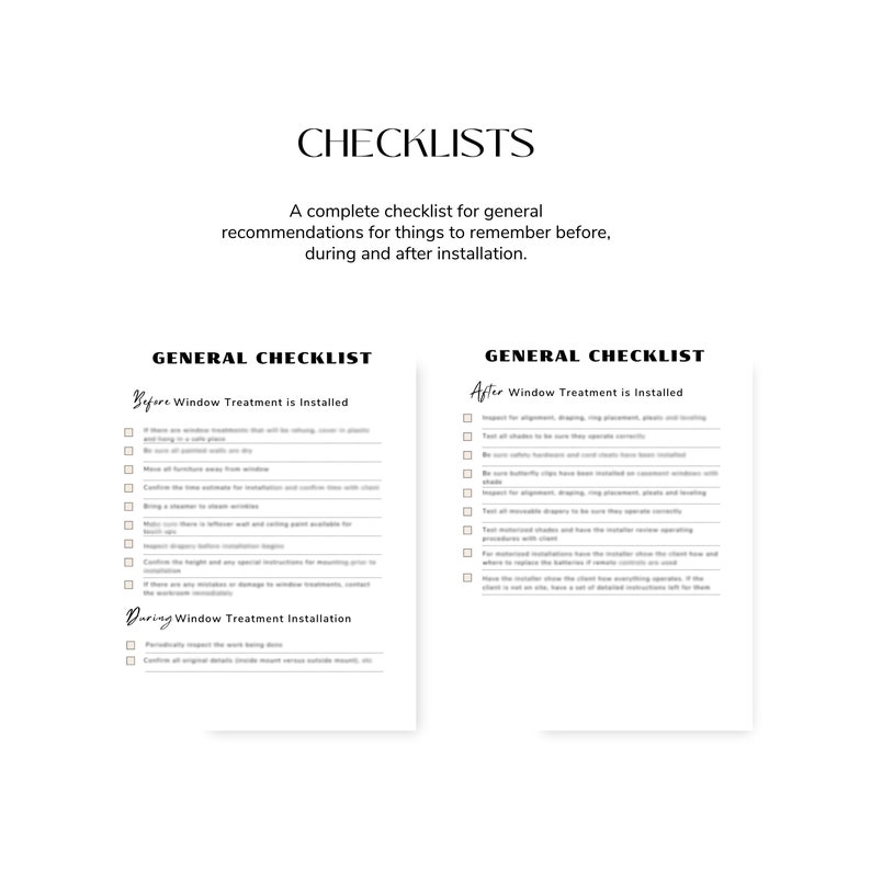 Interior Design Window Treatment Checklist Window Treatments Interior ...