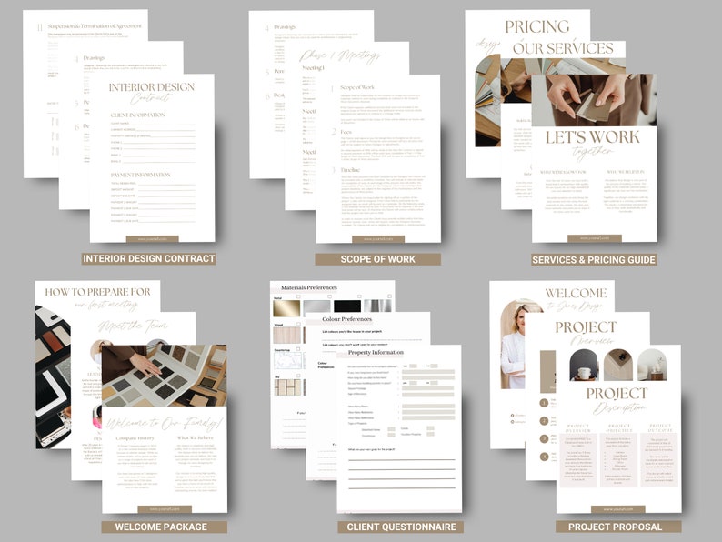 Interior Design New Business Bundle - Interior Design - Business ...