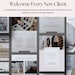 Interior Design Welcome Package - Welcome Packet - Canva Template ...