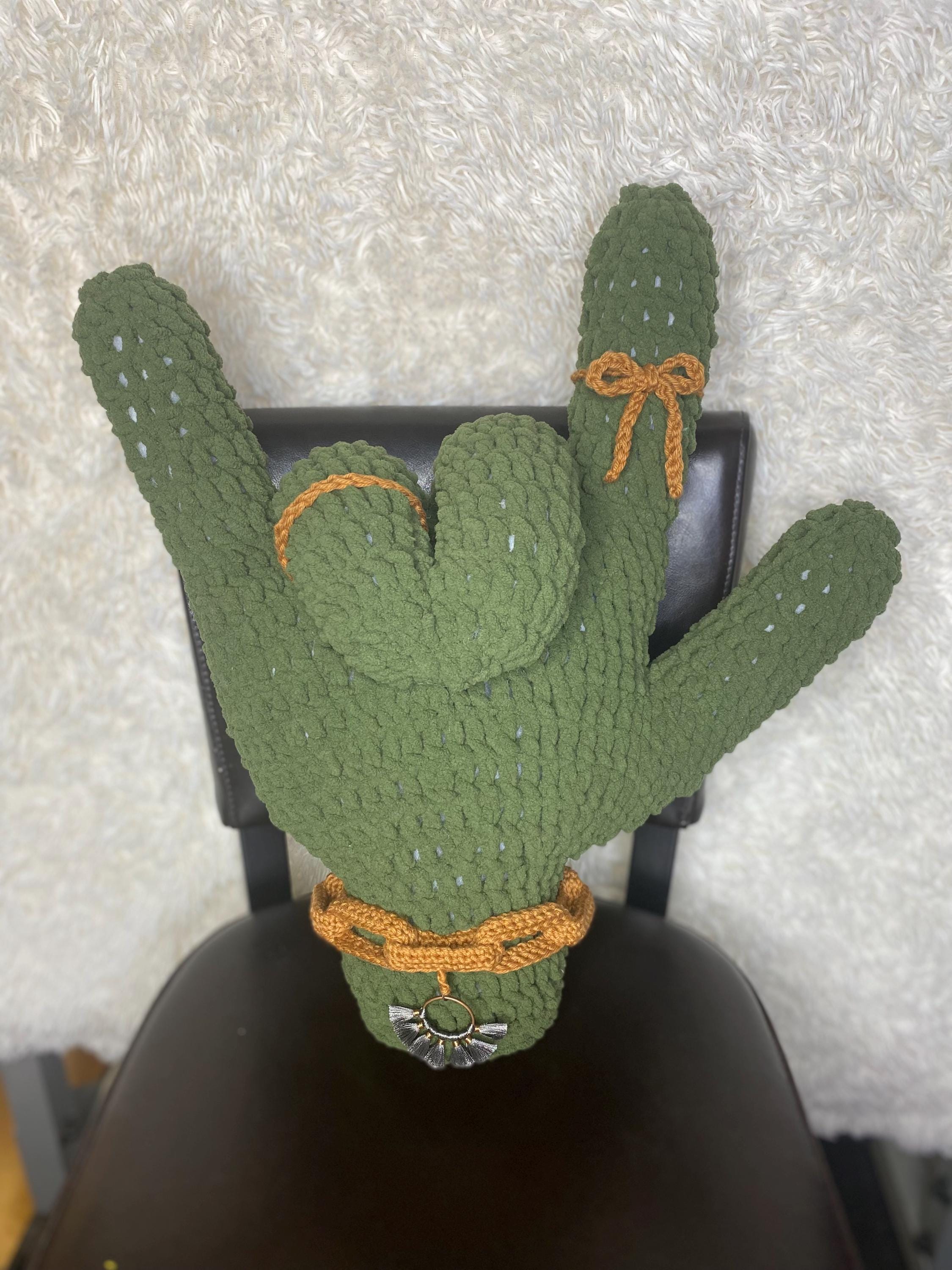Crochet Decorative Hand Pillow - Etsy