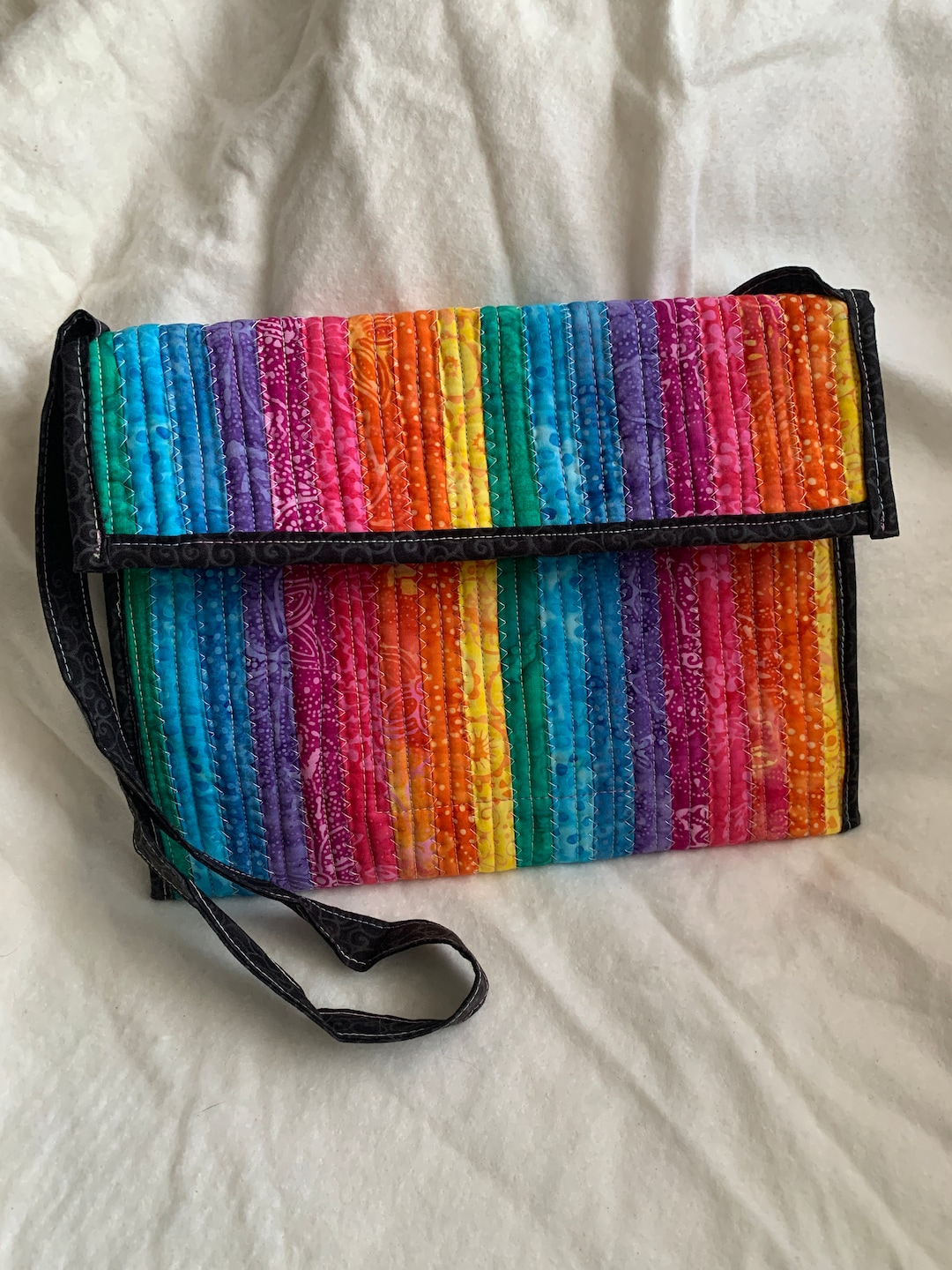 Rainbow Tablet Bag - Etsy