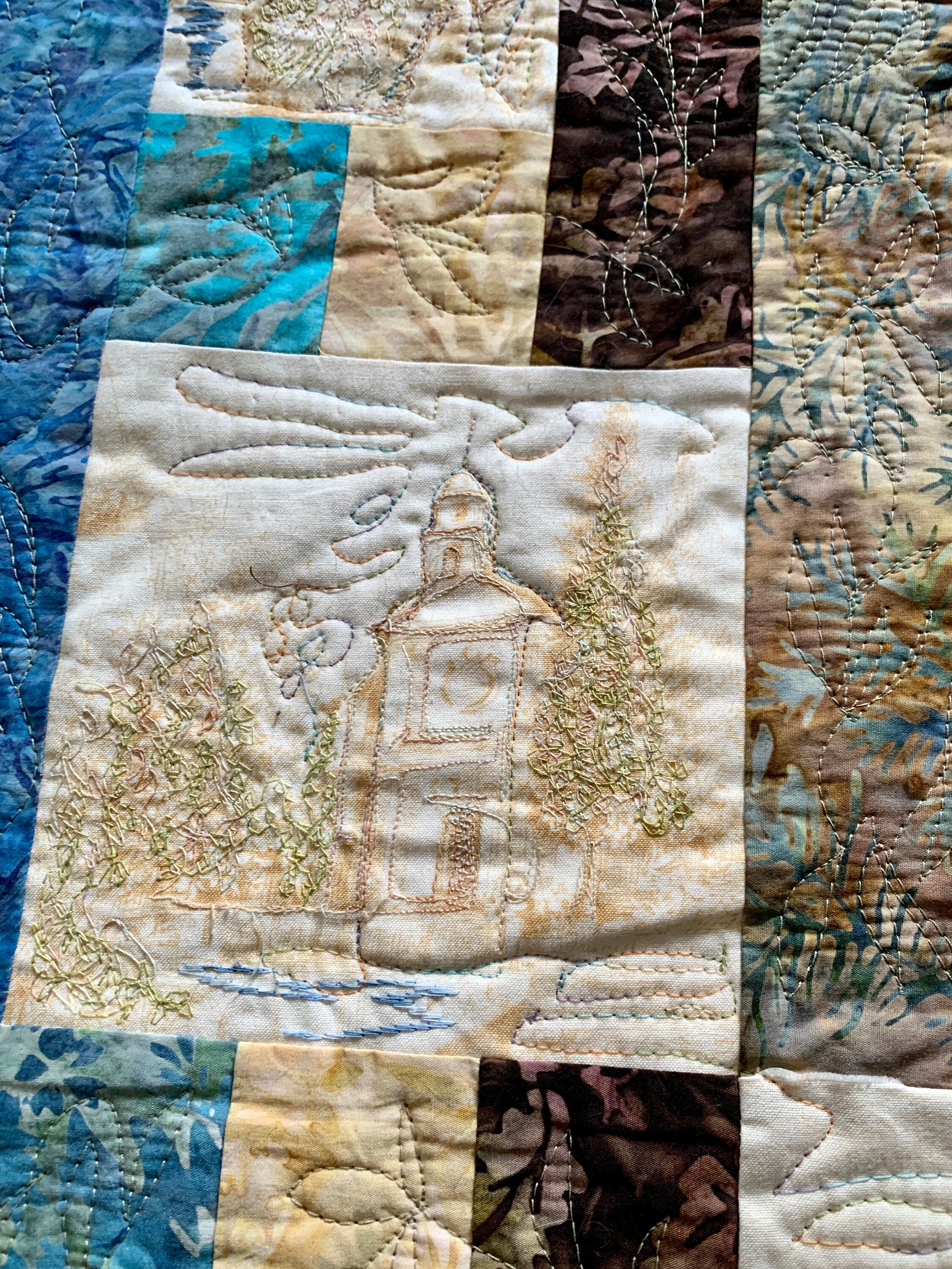 Color by Thread Art Quilt - Etsy